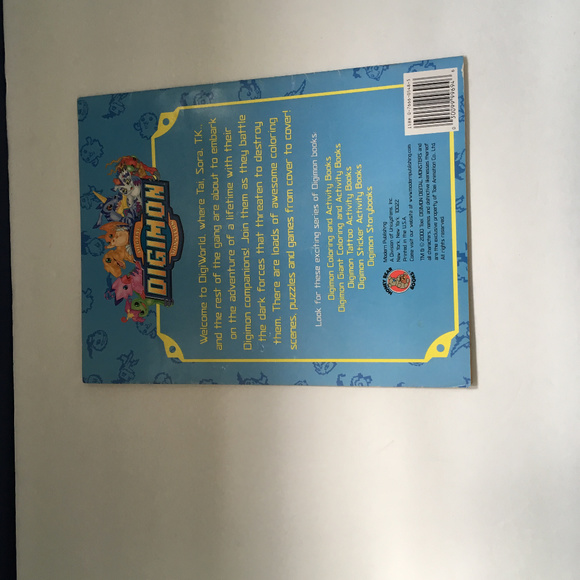 Other | Digital Digimon Monsters Coloring Activity Book | Poshmark